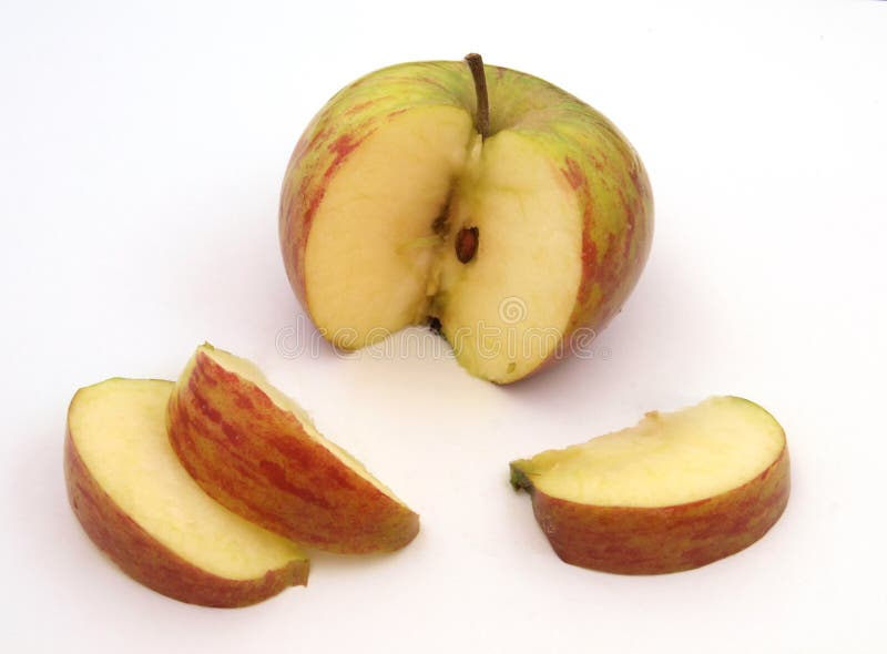 Fresh cut apple. stock photo. Image of mature, fruity - 9272280