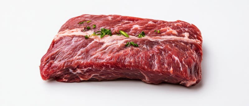 Fresh Cut of Beef with Herbs for Cooking Stock Photo - Image of farm ...