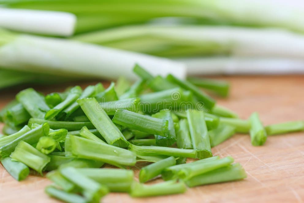Fresh cutted spring onion stock photo. Image of rural - 68183346
