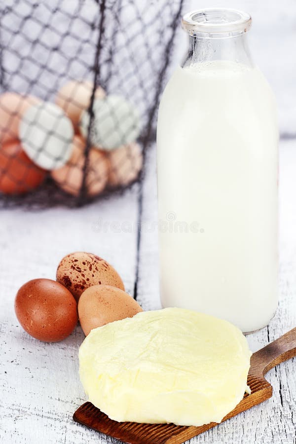 Fresh Dairy Products stock photo. Image of objects, healthy - 25467684
