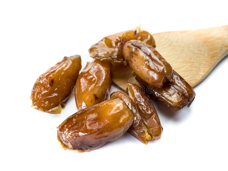 Fresh Dates Isolated White Background Stock Photo - Image of healthy ...