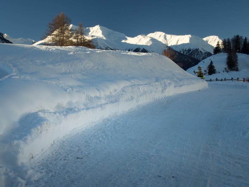 Fresh deep snow stock image. Image of deep, panorama - 40504807