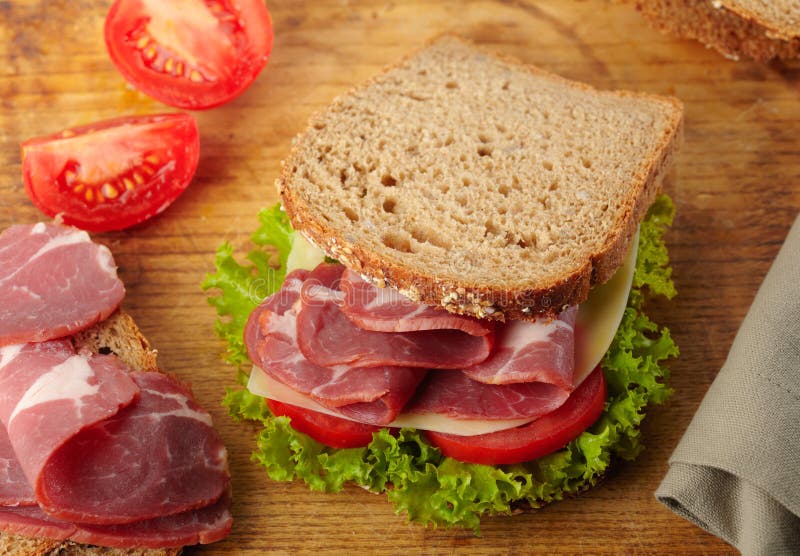 Selection of Delicious Open Sandwiches Stock Image - Image of modern ...