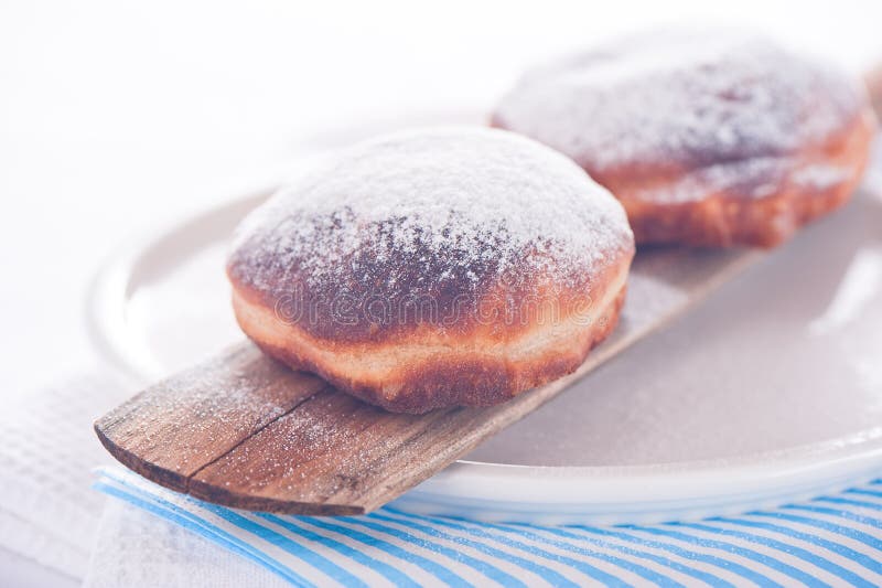 Fresh and Delicious Berliner Cake Stock Photo - Image of baker, dessert ...