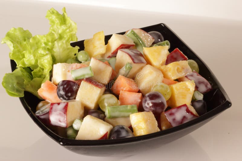 Fresh and Delicious Fruit Salad. Stock Image - Image of fruits, mixed ...