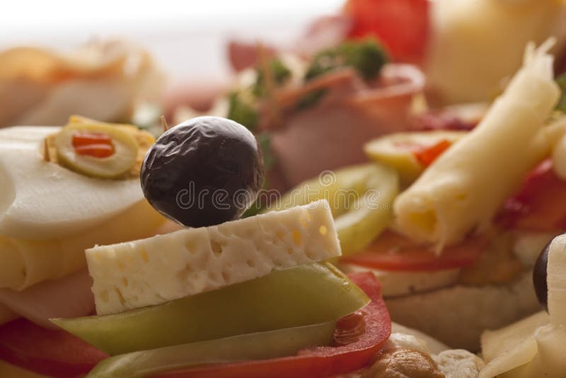 Fresh delicious sandwiches stock photo. Image of meal - 28656936