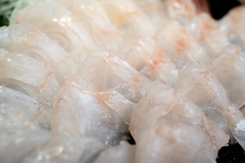 Fresh and Delicious Sashimi Japanese Food. Stock Image - Image of food ...