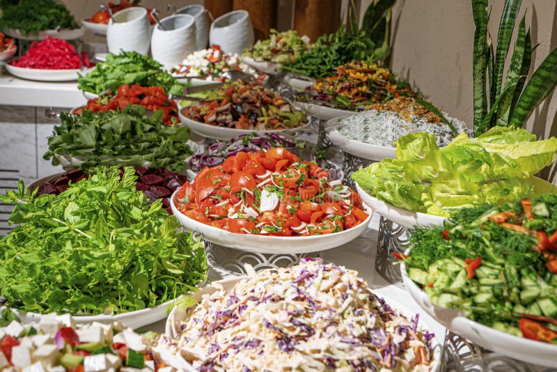 Fresh and Delicious Tomatoes and Salads Stock Image - Image of diet ...