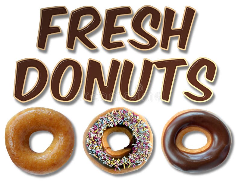 Hot and Fresh Donuts Retro Badge Design. Vintage Design for Cafe ...