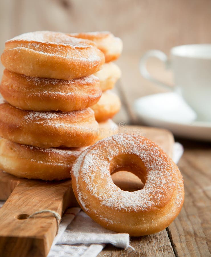 Fresh donuts stock photo. Image of closeup, junk, baked - 33007926