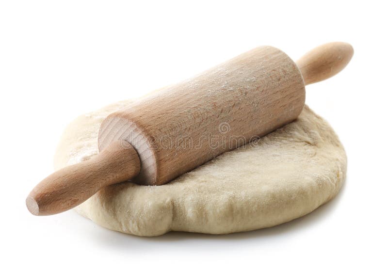 Fresh Dough and Rolling Pin Stock Image - Image of isolated, round ... Fresh Dough and Rolling Pin Stock Image - Image of isolated, round ...