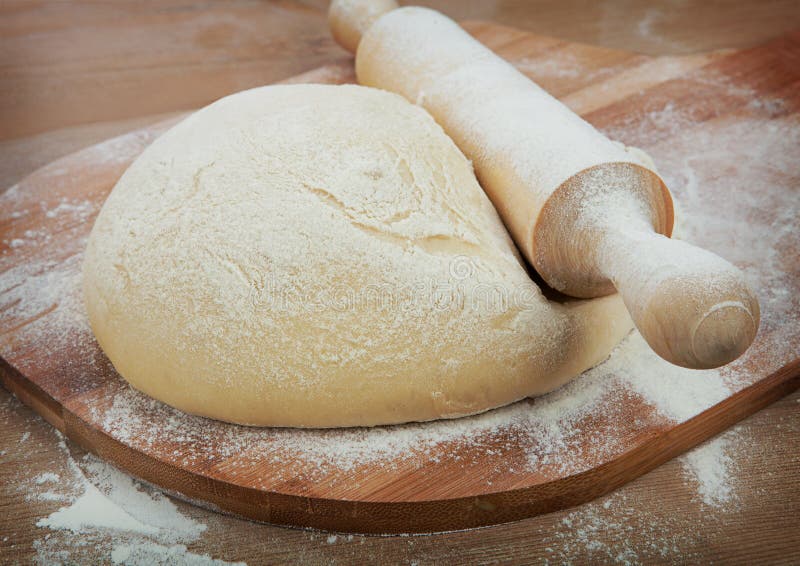 Unbaked Dough stock photo. Image of fresh, domestic, food - 13638824