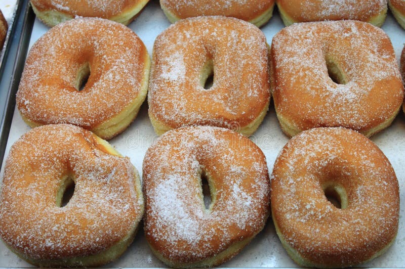 Fresh doughnuts stock photo. Image of cruller, fast, delicious - 91461278