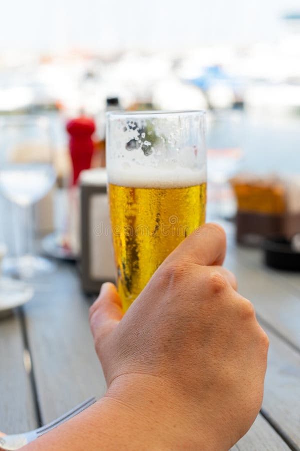 Fresh draught beer stock image. Image of craft, concept - 151992561