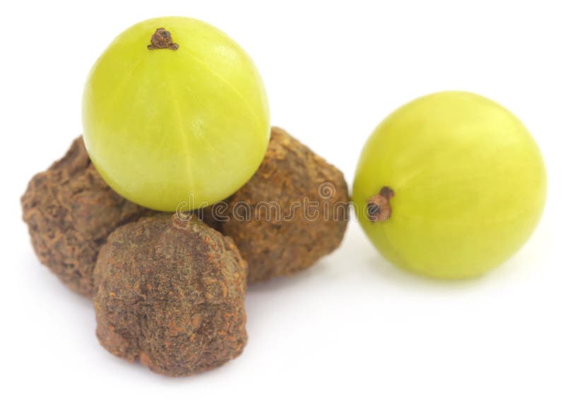 Fresh and dried amla stock photo. Image of close, india - 56112148