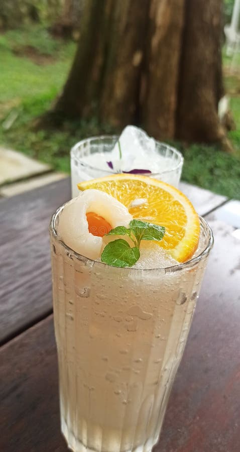 Fresh drink in the morning stock photo. Image of morning - 254595056