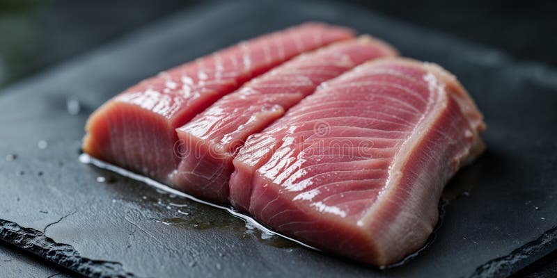 Fresh Duck Breast Fillet on Dark Slate Surface. Stock Image - Image of ...