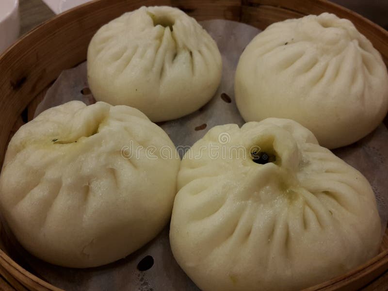 Fresh Dumplings in a Chinese Restaurant Stock Image - Image of fresh ...