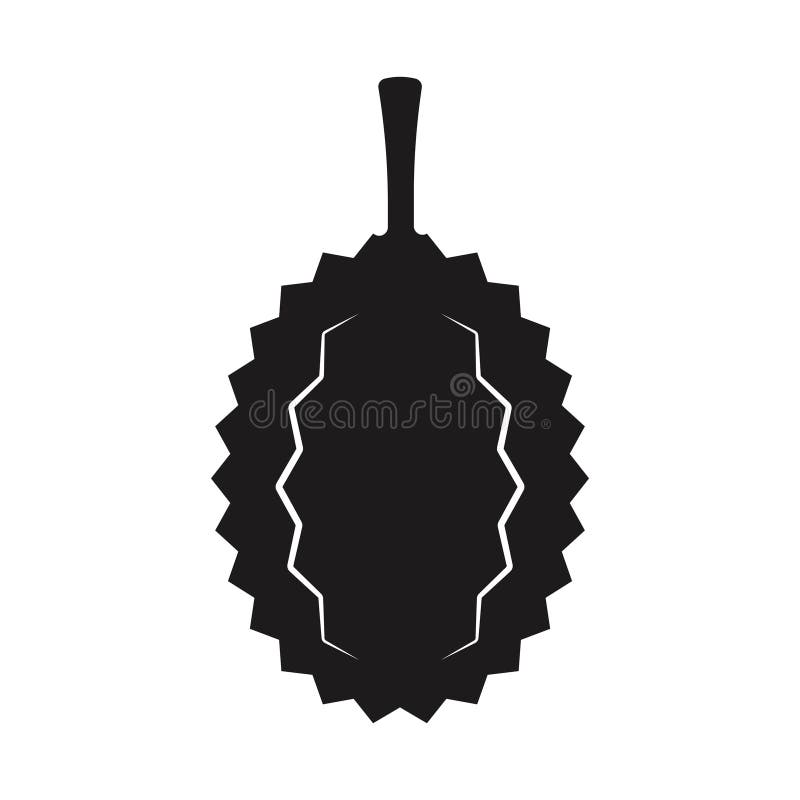 Fresh Durian fruit icon stock vector. Illustration of design - 302640862