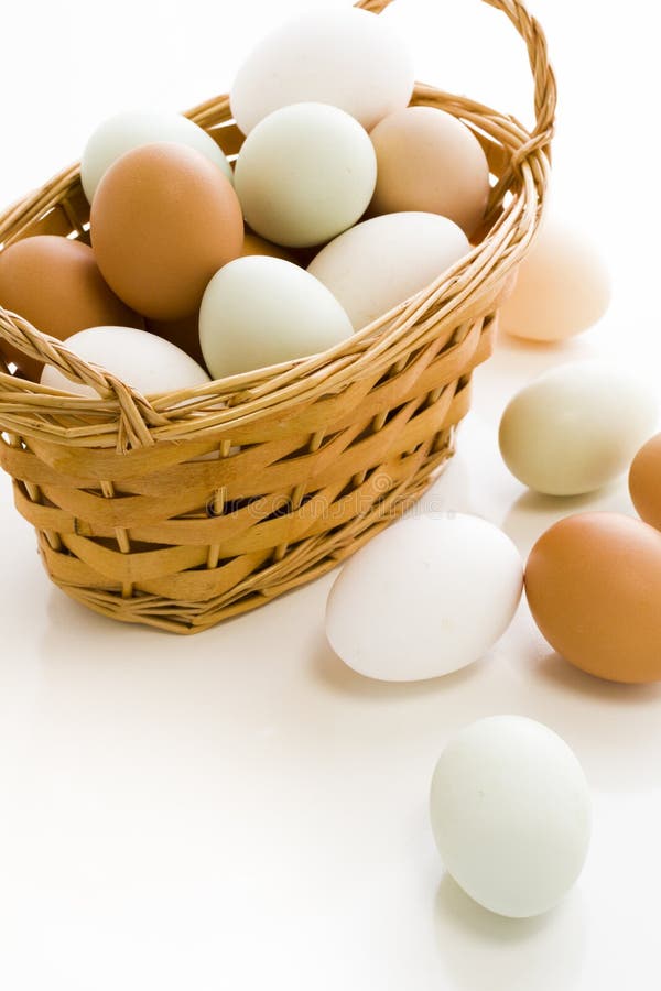 Fresh eggs stock photo. Image of basket, large, eggs - 29131162