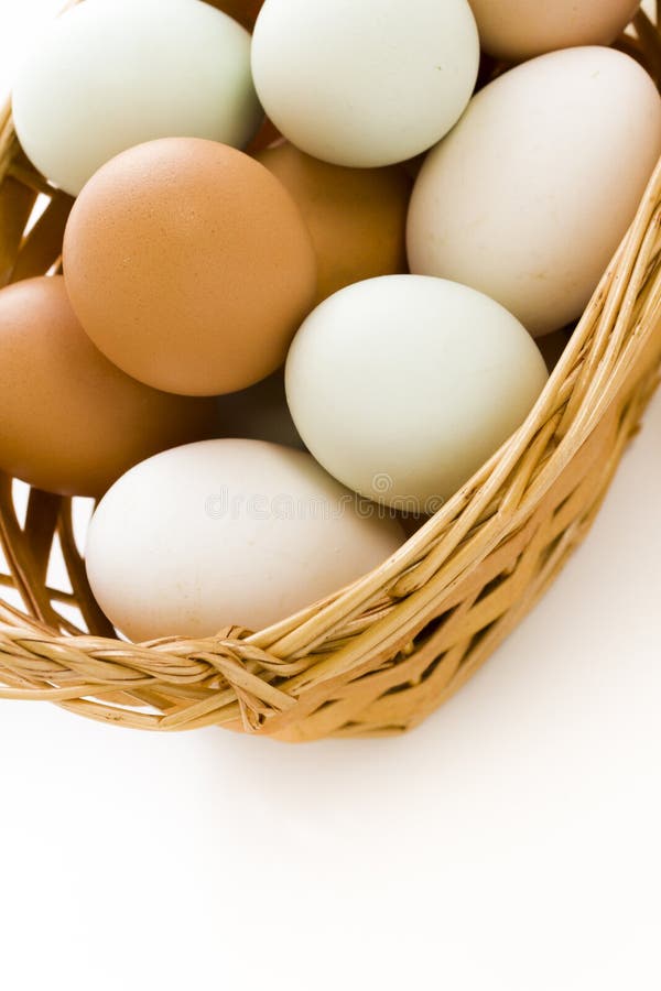 Fresh eggs stock photo. Image of large, woven, chicken - 29131174