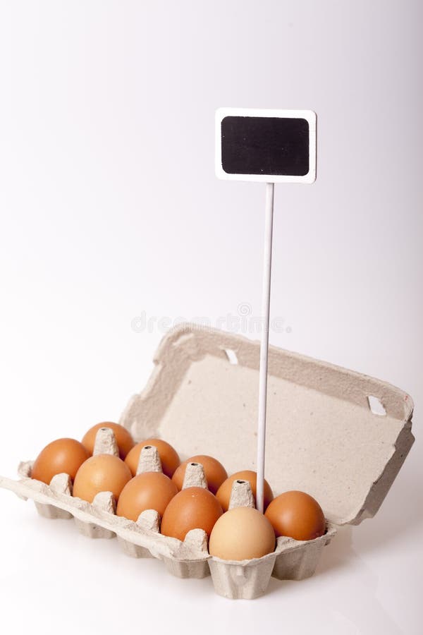 Fresh Eggs for Commercial Packaging Stock Image - Image of table ...
