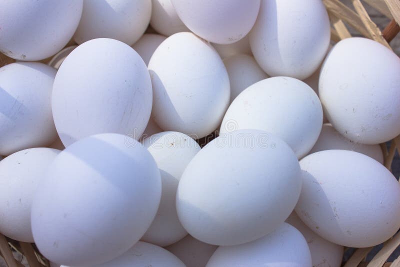 Fresh Eggs, Egg White, Food, Hen Eggs, Produce Eggs Stock Image - Image ...