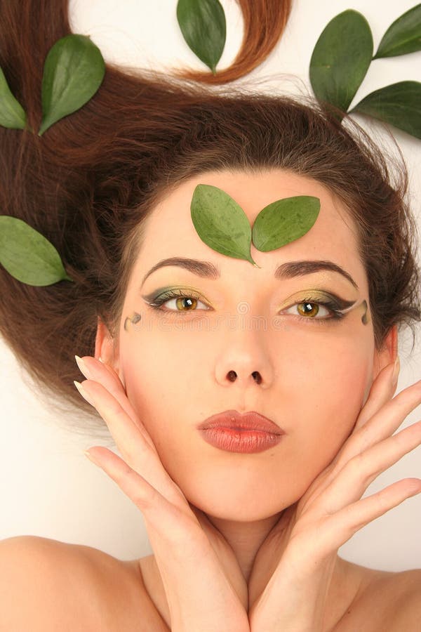 Fresh face stock photo. Image of hair, botanical, elegance - 14324614