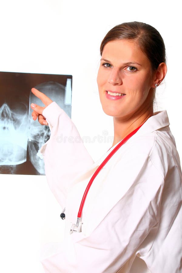 Fresh Female Doctor stock photo. Image of care, isolated - 6182286
