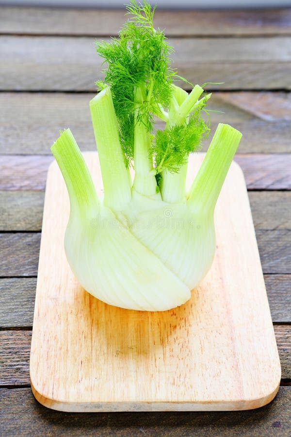 Fresh Fennel on the Kitchen Board Stock Photo - Image of organic, fresh ...