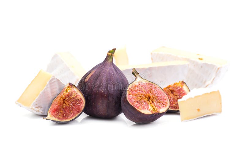 Fresh fig with cheese stock image. Image of healthy - 101647213