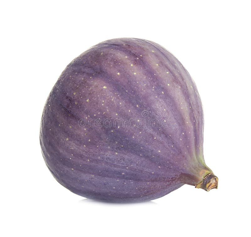 Fresh Fig Isolated on White Stock Photo - Image of color, isolated ...