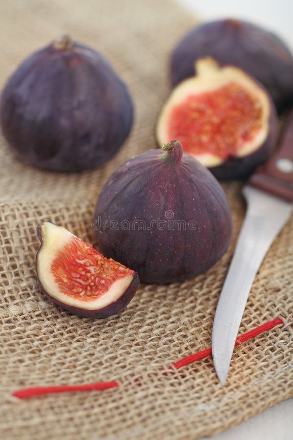 Fresh figs stock photo. Image of halved, autumn, seed - 21184760
