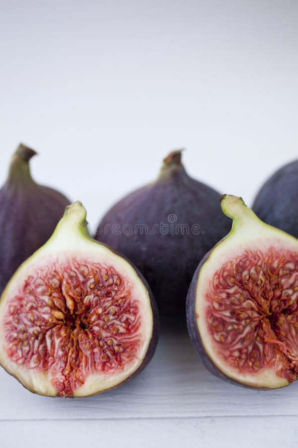 Fresh figs on a table stock image. Image of life, diet - 128589783