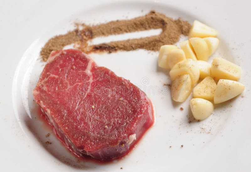 Fresh fillet steak stock photo. Image of freshness, cooked - 67344848