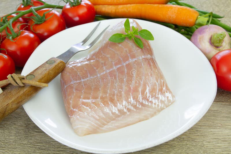 Fresh fish fillet stock image. Image of locust, table - 161152609