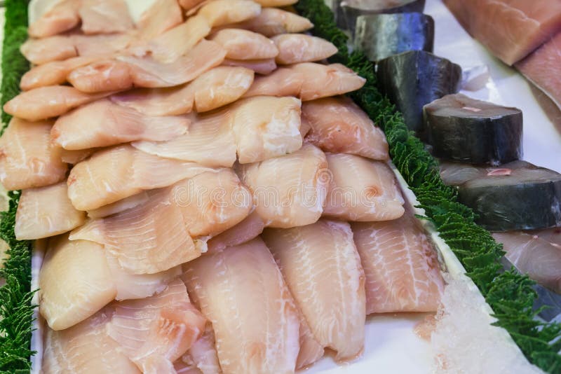 Fresh Fish Fillets stock image. Image of drink, swordfish - 55209545