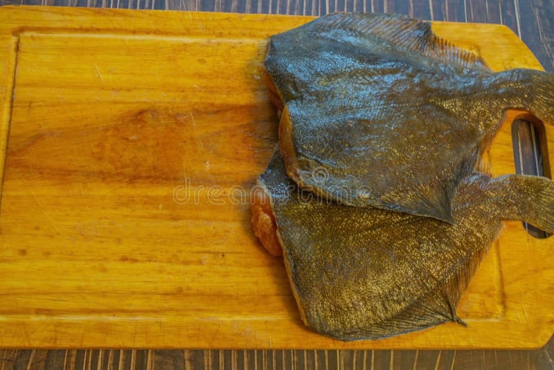 Fresh Fish without the Head with Caviar Stock Photo - Image of menu ...