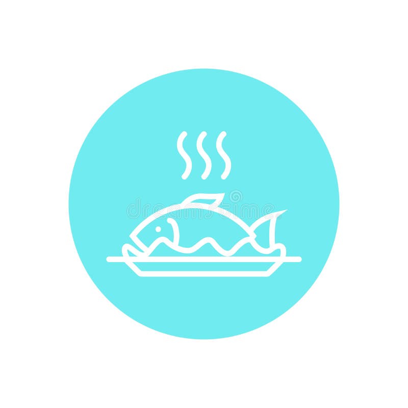 Fresh fish logo stock illustration. Illustration of design - 251754698
