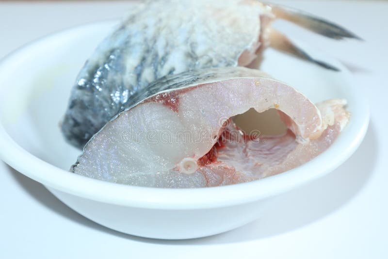 Fresh fish in the plate stock photo. Image of seafood - 211212192