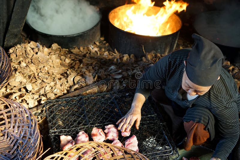 The process of curing fish editorial photography. Image of fresh ...