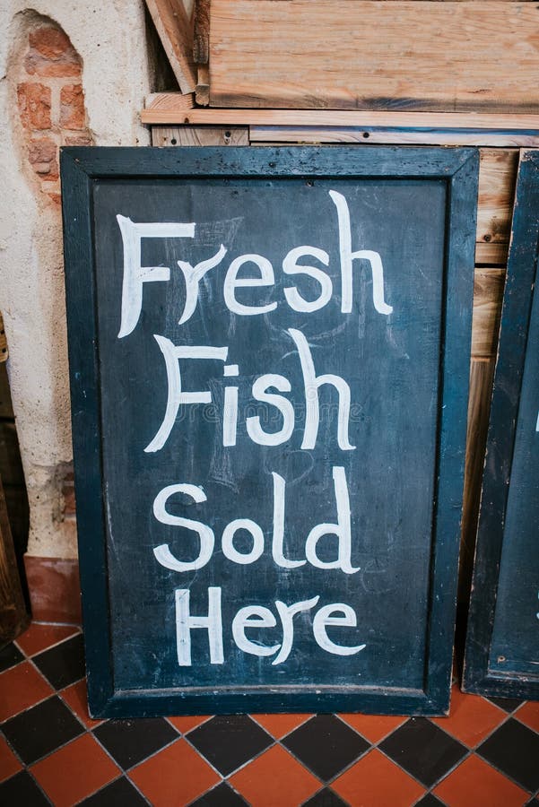 Fish Special Food Sign Blackboard Stock Photos - Free & Royalty-Free ...