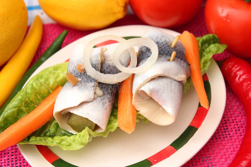 Fresh fish stock image. Image of carrots, food, hering - 39198267