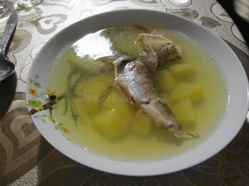 Fresh Fish Soup from the Fish Caught Stock Photo - Image of dish ...