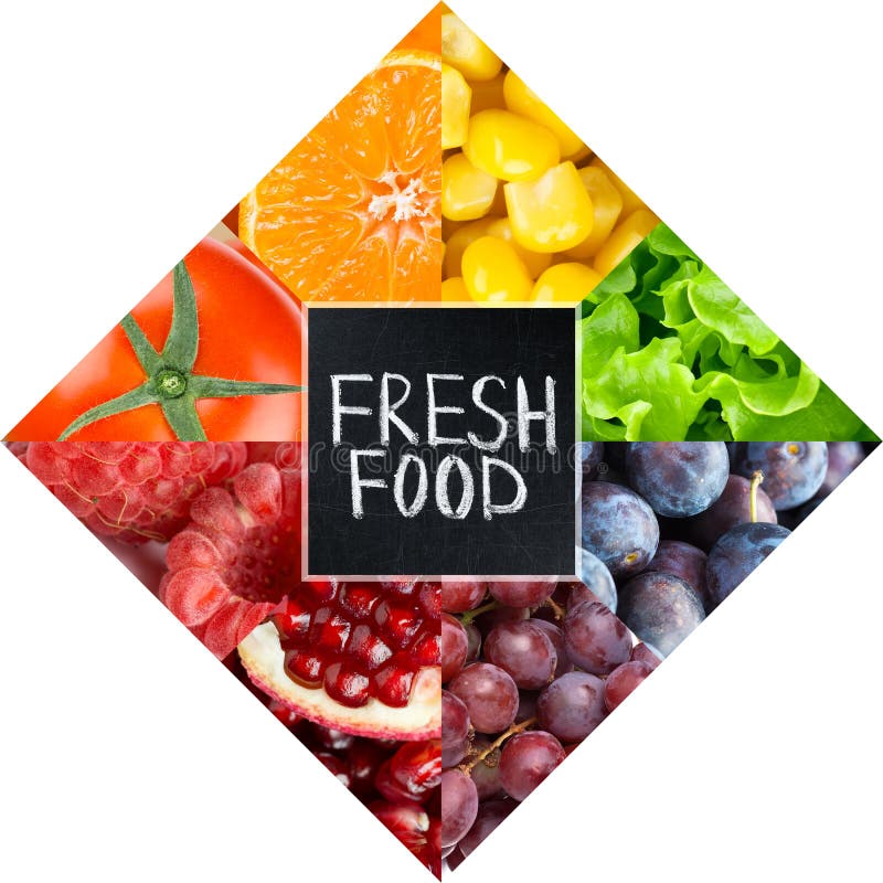 Fresh food stock image. Image of tomato, text, concept - 66024023