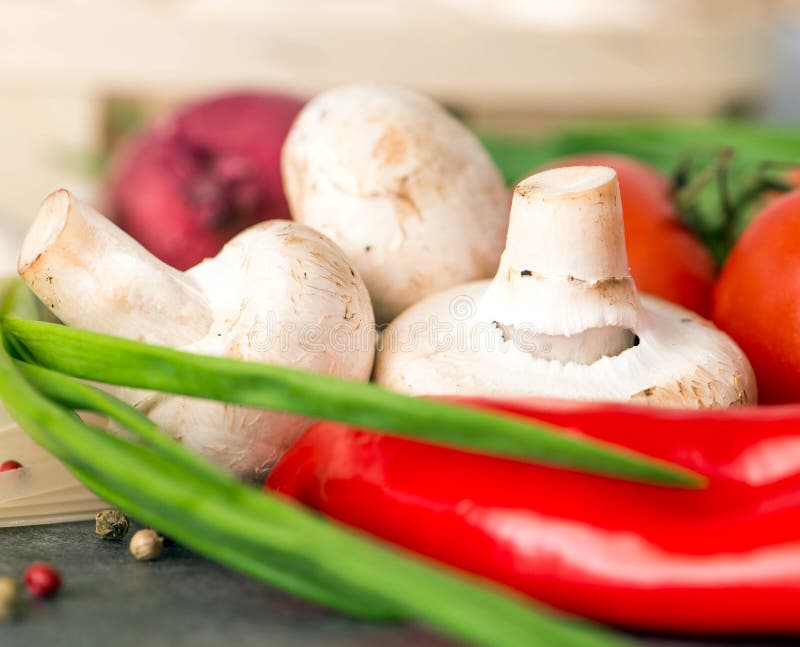 Fresh food ingredients stock photo. Image of eating, table - 29425560