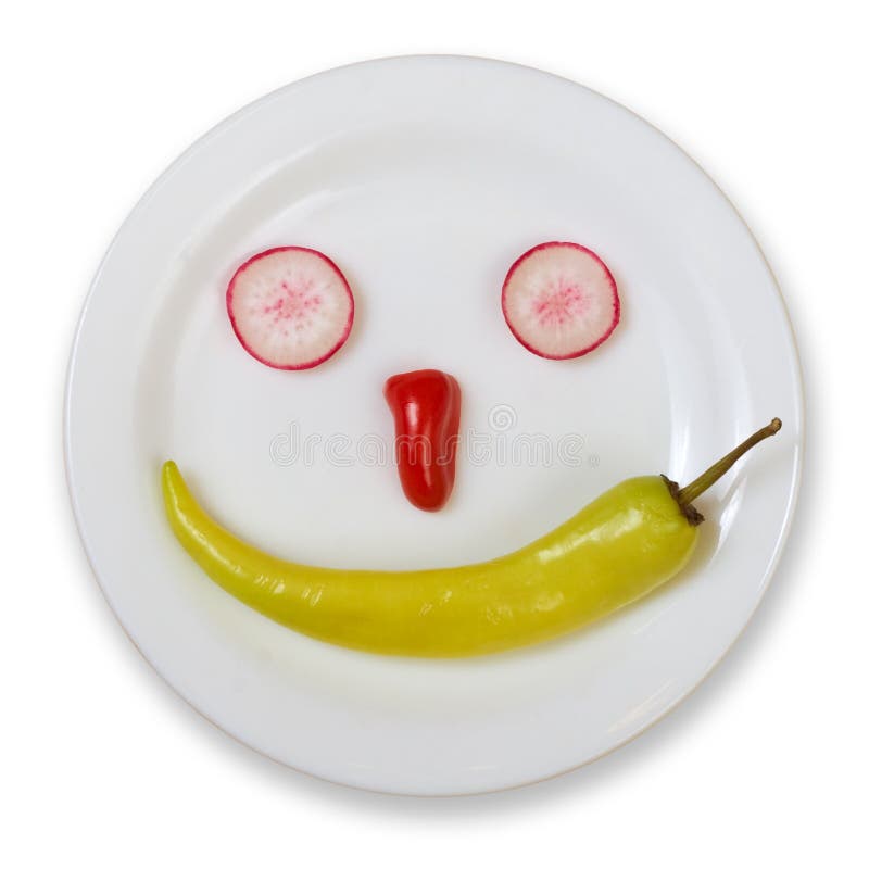 Fresh Food Smiley stock photo. Image of funny, detail - 2100814