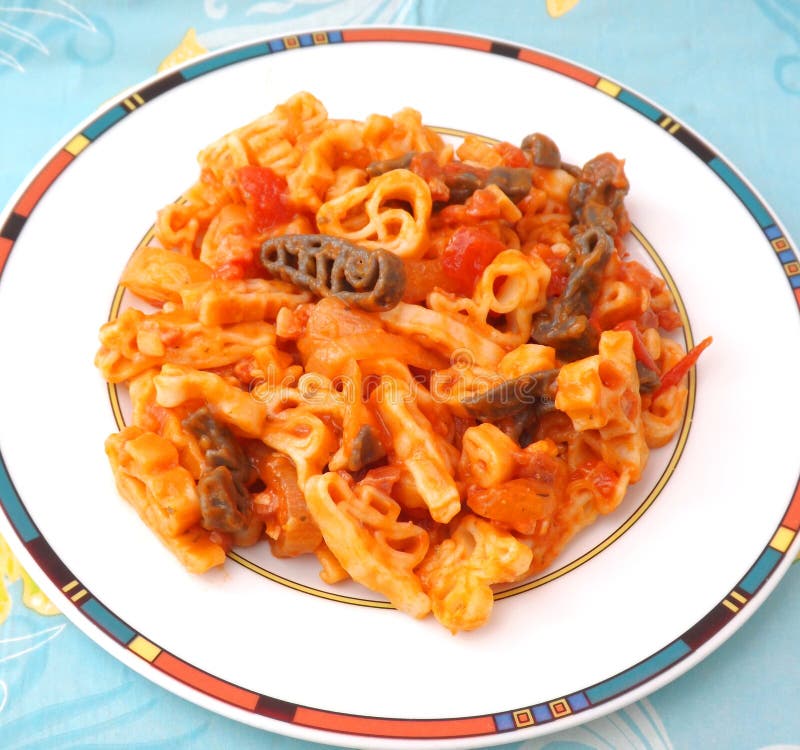 Fresh football pasta stock photo. Image of football, gourmet - 41665116