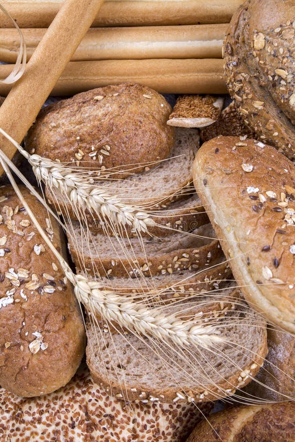 Fresh Fragrant Bread on the Table. Food Concept Stock Photo - Image of ...