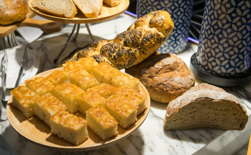 Fresh Fragrant Bread Food Concept Breakfast Bread Stock Image - Image ...